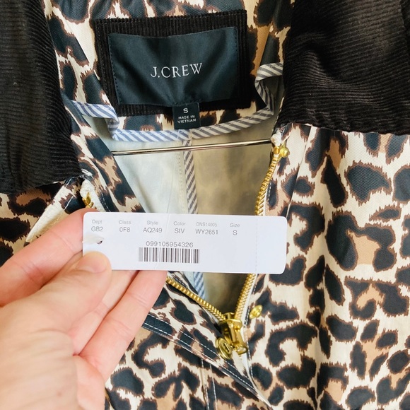 J. Crew | Jackets & Coats | Jcrew Barn Jacket In Cheetah Nwt Small ...